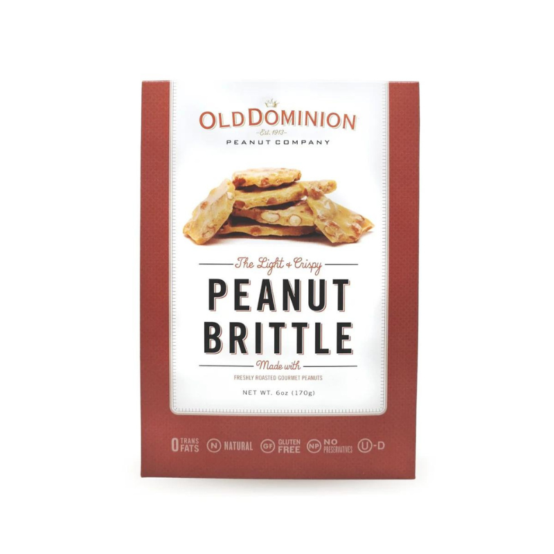 Old Dominion® Light & Crispy Peanut Brittle - 6 oz. | Snyder's Candy