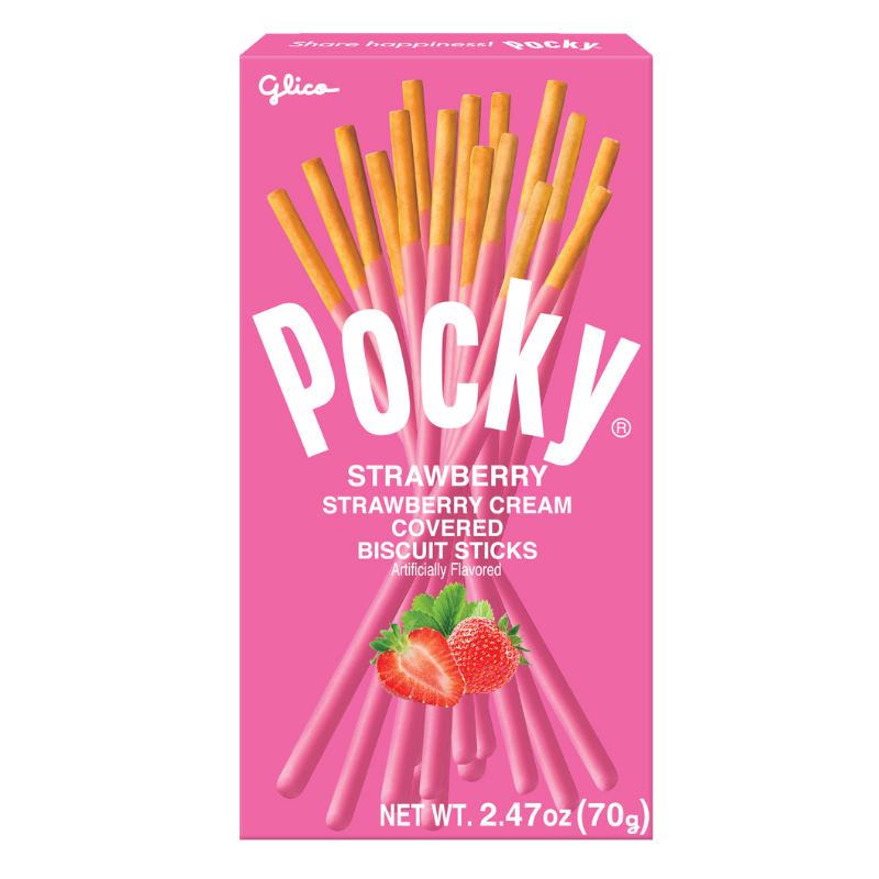Glico Pocky® Strawberry, 2.47 oz | Snyder's Candy