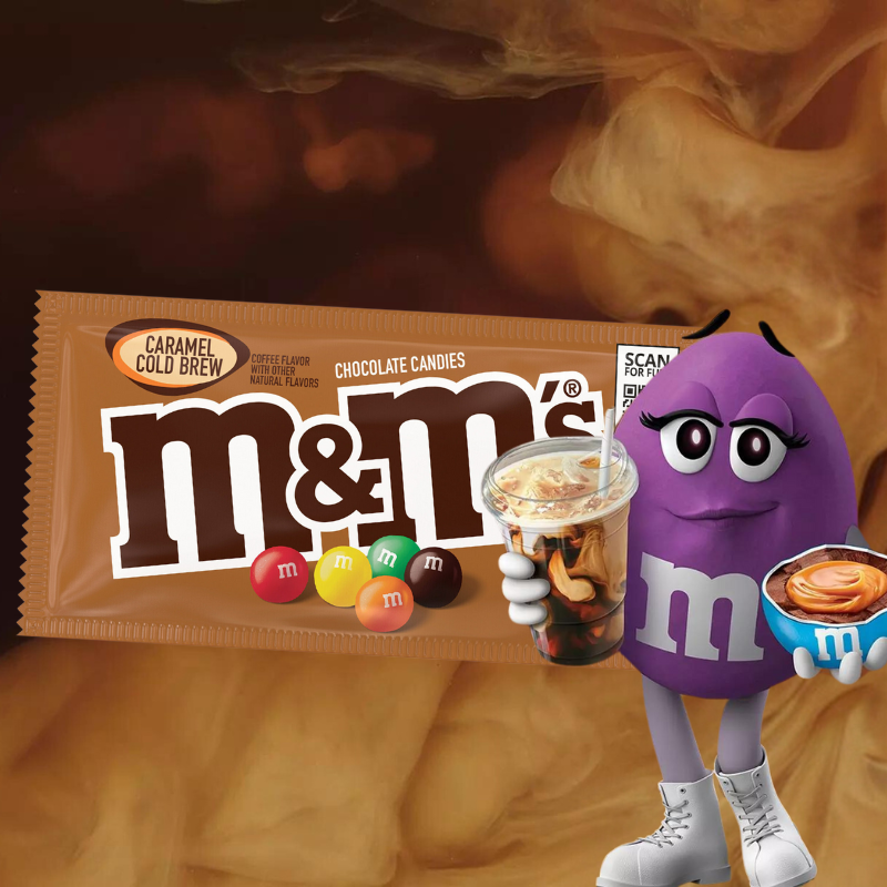 m&m's® Caramel Cold Brew, 4.41 oz. | Snyder's Candy