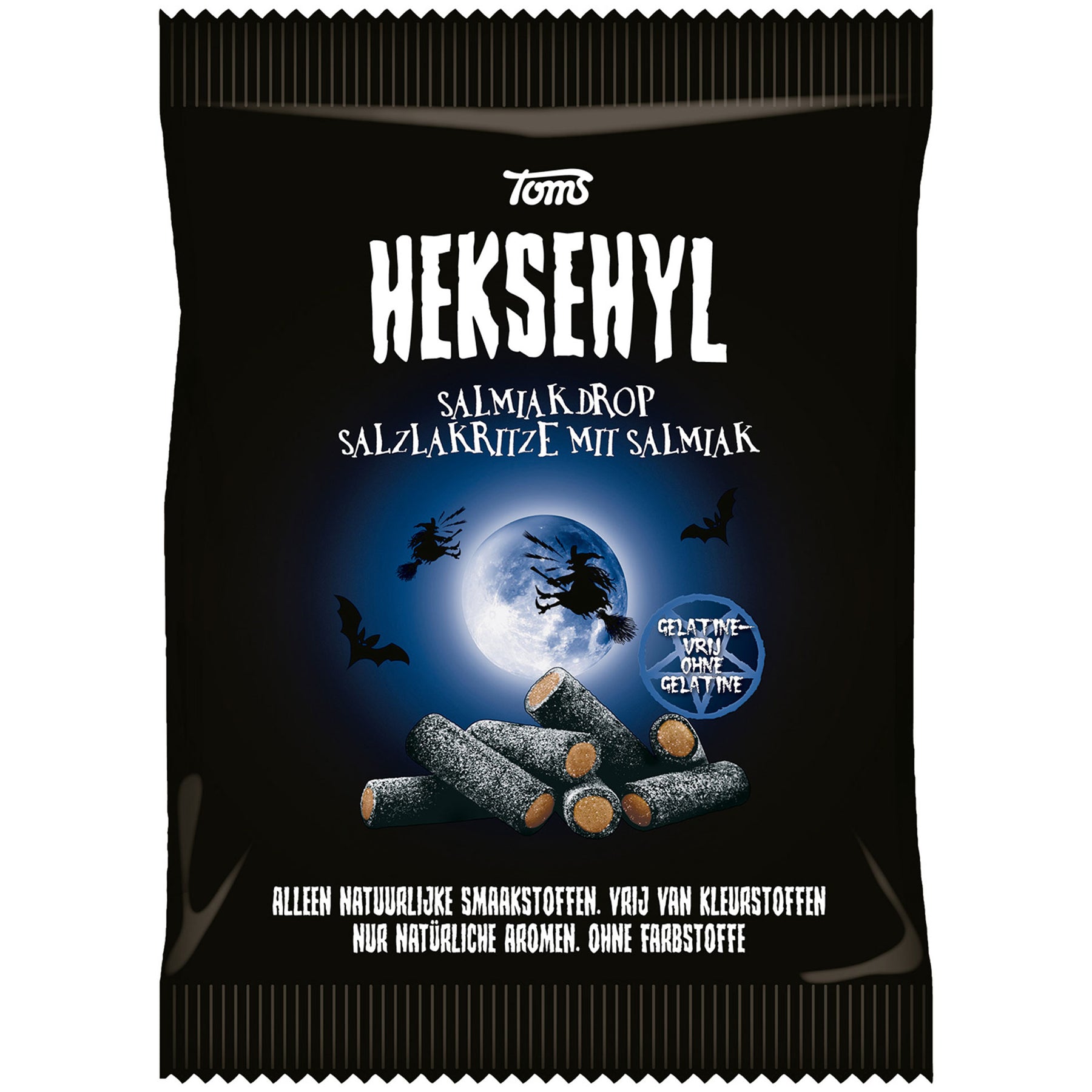 Heksehyl Salmiak Drop (Salty Licorice) 10.6 oz. (300g) | Snyder's Candy