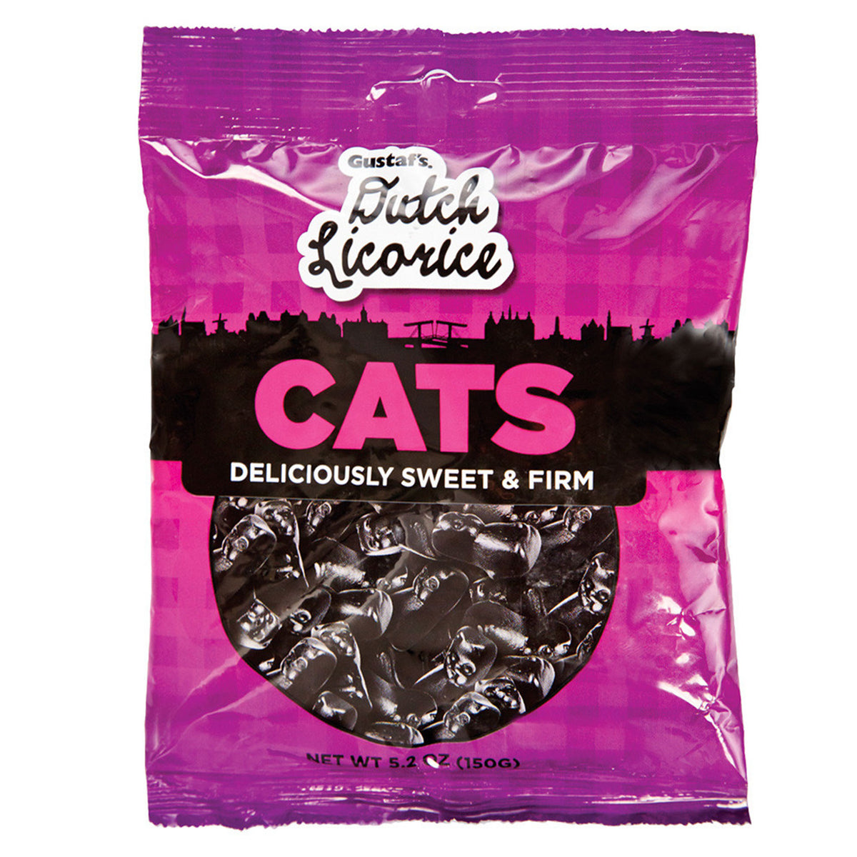 Gustaf's Dutch Licorice Cats 5.29 oz. | Snyder's Candy