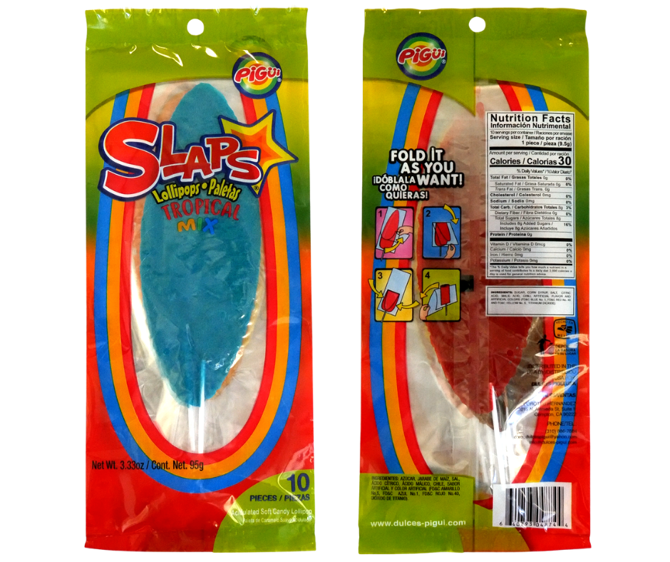 Pigüi® SLAPS - Tropical Mix 10 Pack | Snyder's Candy